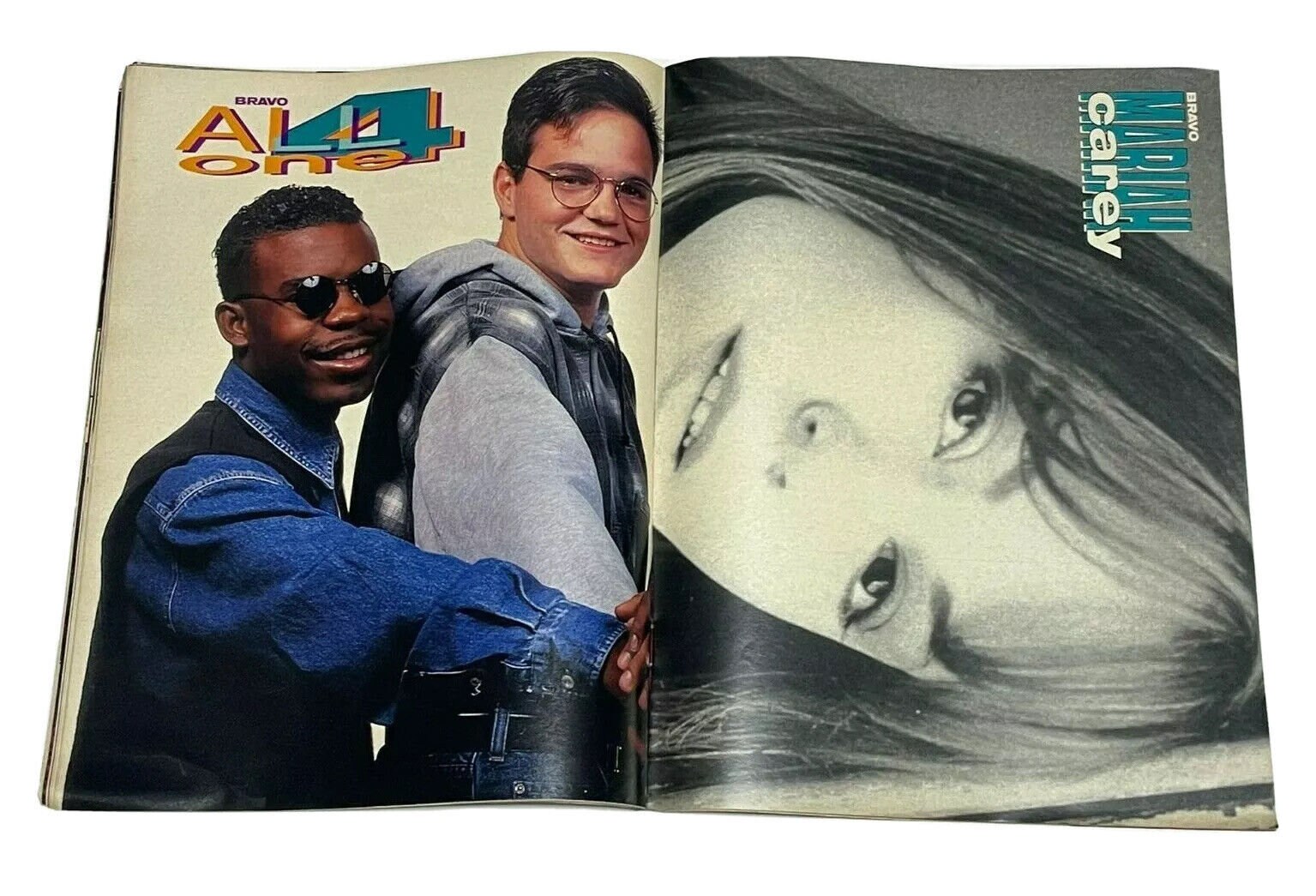 Vintage RARE Bravo German Music Magazine AUGUST 1994,take That,mariah ...