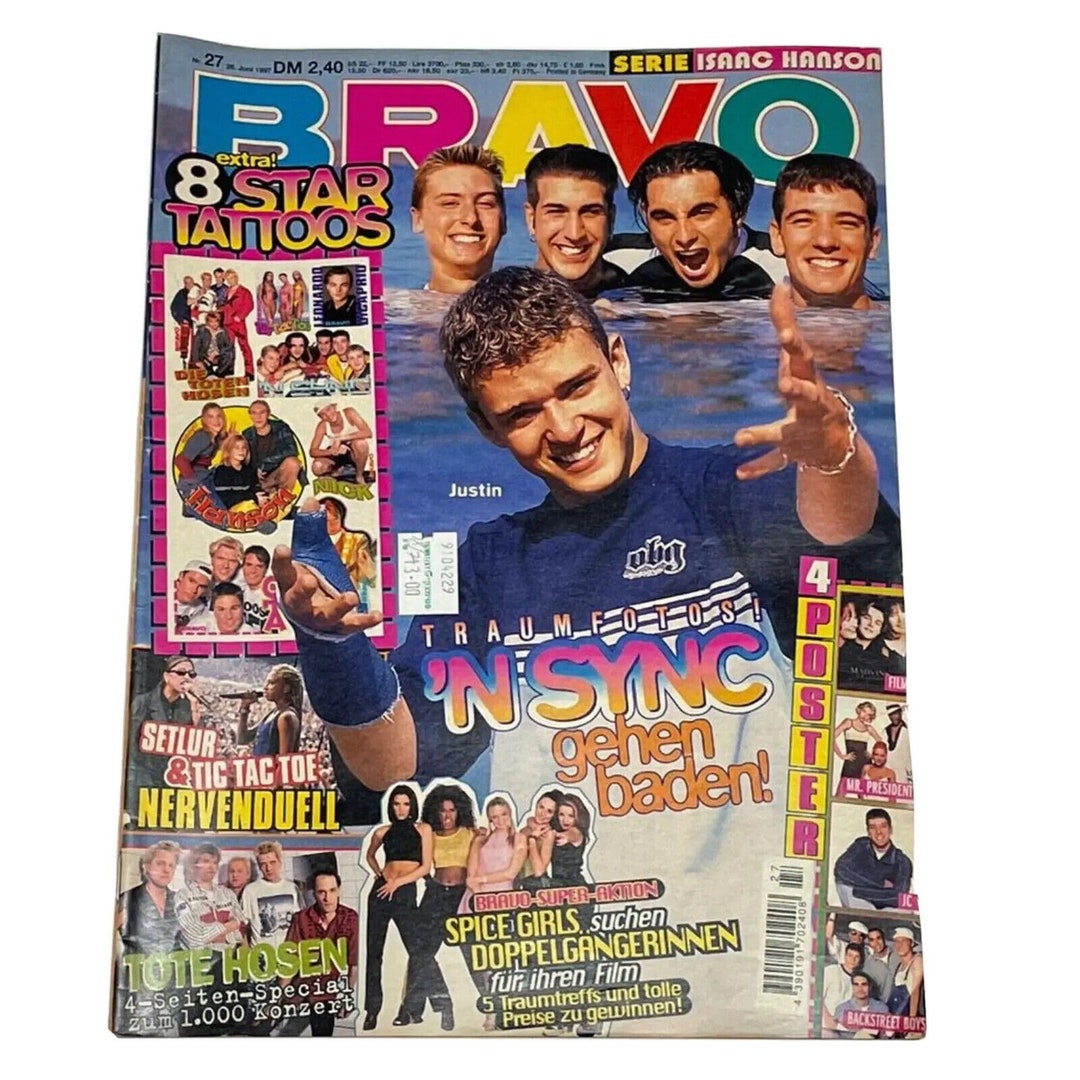 Vintage Bravo German Music Magazine JUNE 1997,sabrina Setlur,justin ...