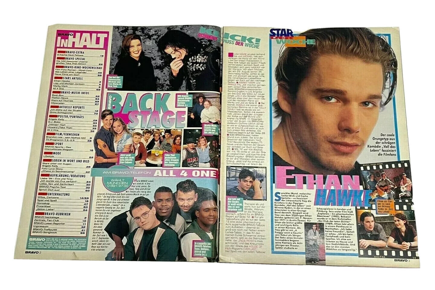 Vintage RARE Bravo German Music Magazine September 1994lisa - Etsy