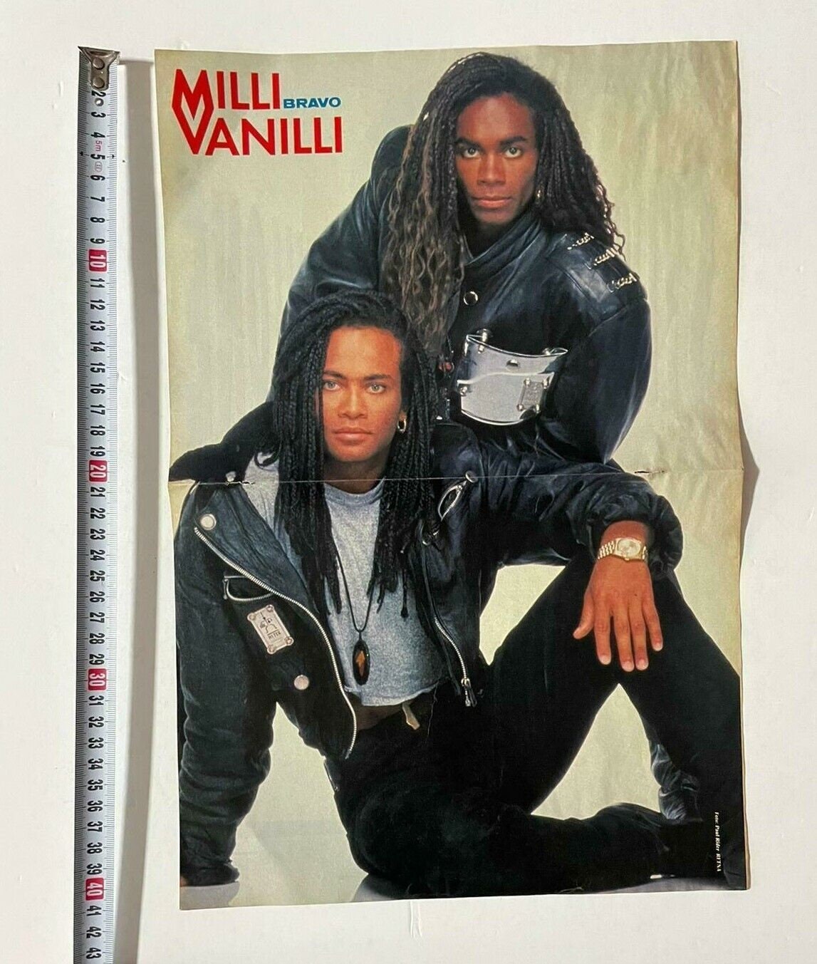 Milli Vanilli Sylvester Stallone Rare Double Sided Poster Vintage Bravo ...