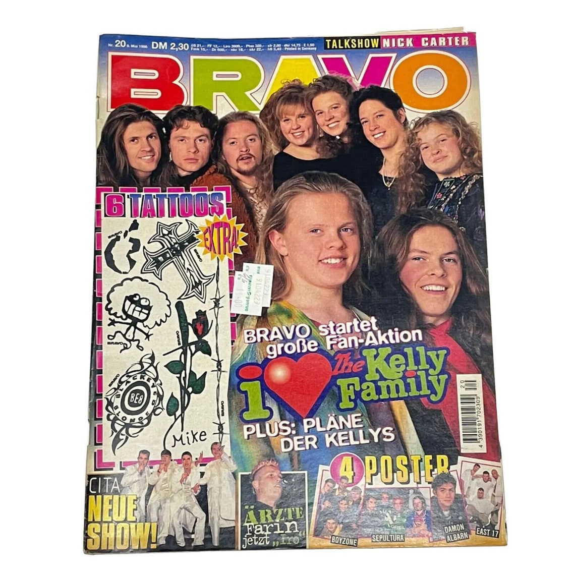 Vintage Bravo German Music Magazine MAY 1996,fun Factory,east 17 ...