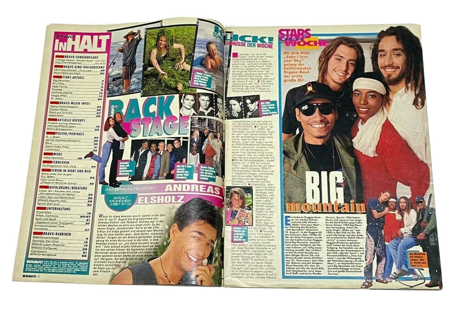 Vintage Bravo German Music Magazine August 1994paddy - Etsy