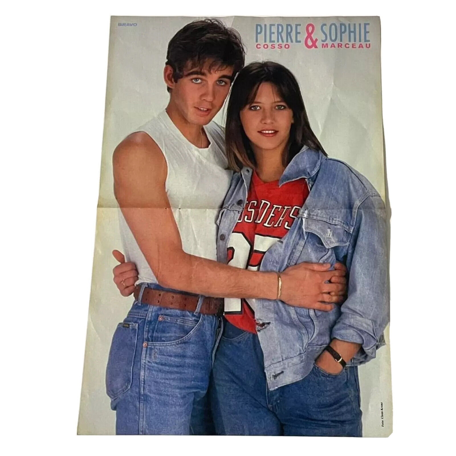 Pierre Cosso & Sophie Marceau Big Fun, Double Sided Poster, Bravo ...