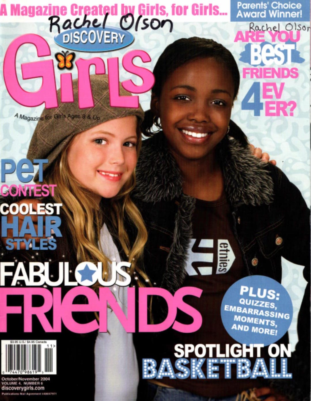 Vintage Discovery Girls Magazine October November 2004 - PDF Digital ...