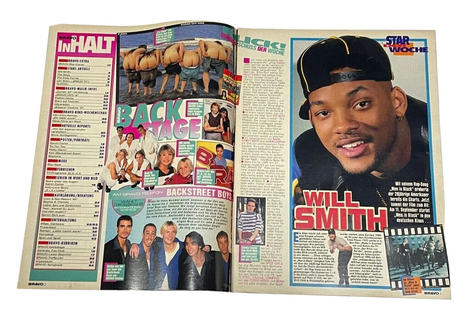 Vintage RARE Bravo German Music Magazine AUG 1997will - Etsy