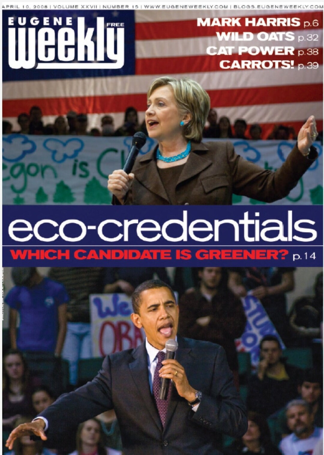 Vintage Eugene Weekly Magazine April 2008 - PDF Digital Download File ...