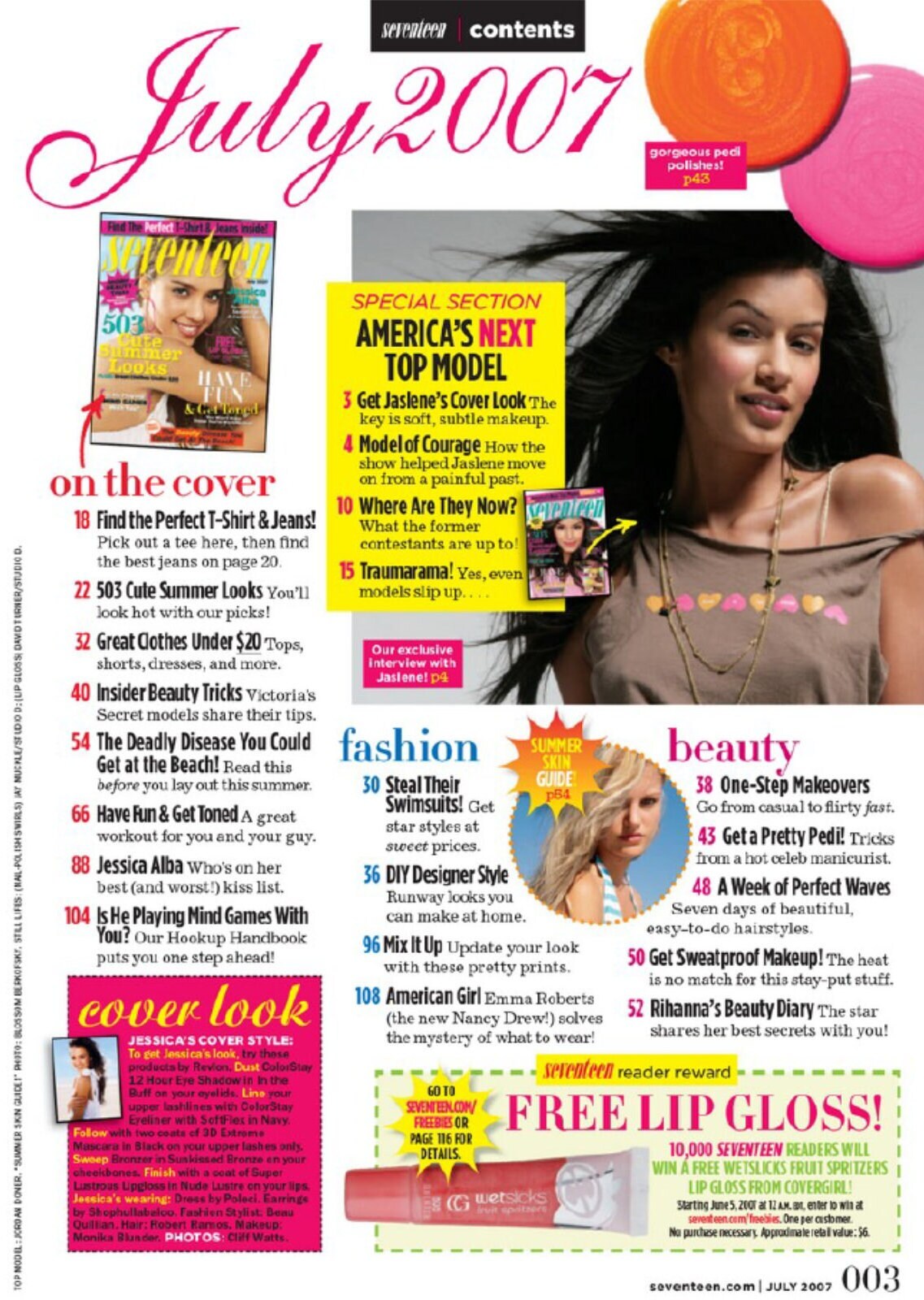 Vintage Seventeen Magazine July 2007 - PDF Digital Download File ...