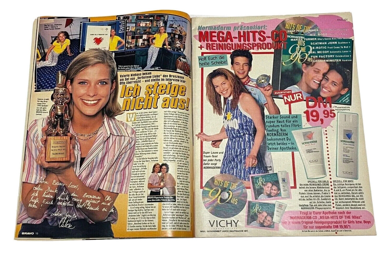 Vintage Bravo German Music Magazine MAY 1996,fun Factory,east 17 ...