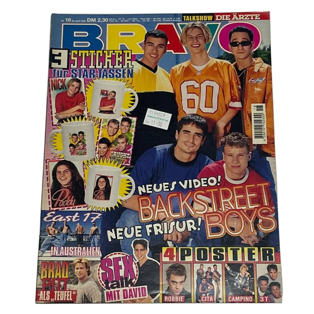 Vintage Bravo German Music Magazine APRIL 1996,mr. President,captain ...