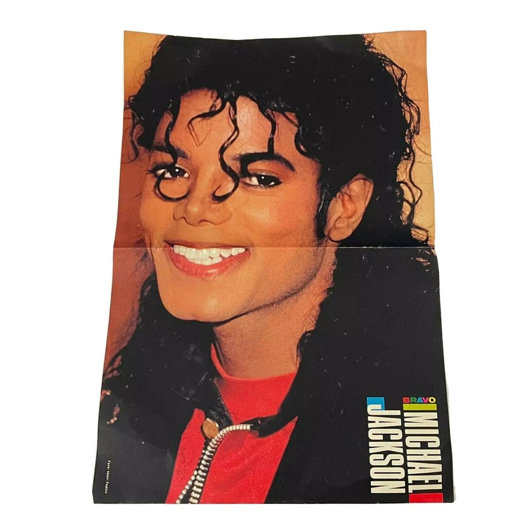 Tom Cruise \ Michael Jackson \ Double Sided Poster, Vintage Bravo ...