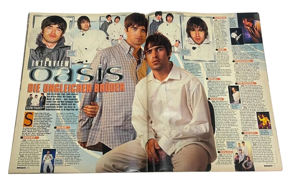 Vintage RARE Bravo German Music Magazine MAY 1996,scooter,2 Pac,oasis ...