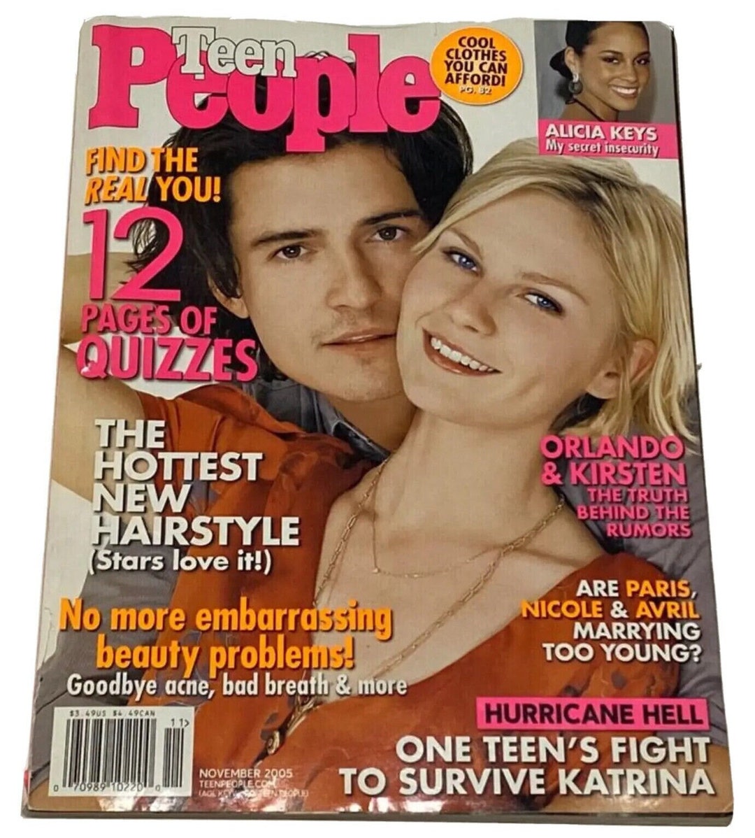 Vintage Teen People Magazine November 2005 - PDF Digital Download File ...