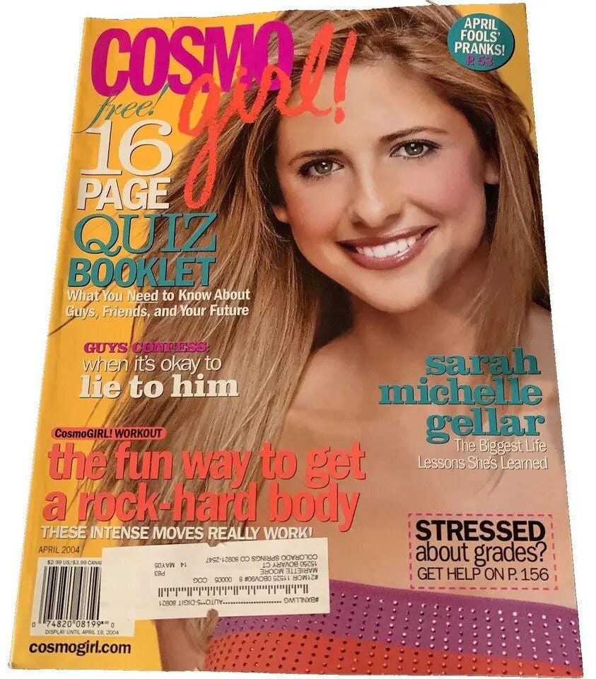 Vintage Cosmogirl Women Magazine April 2004 PDF Digital Download File ...