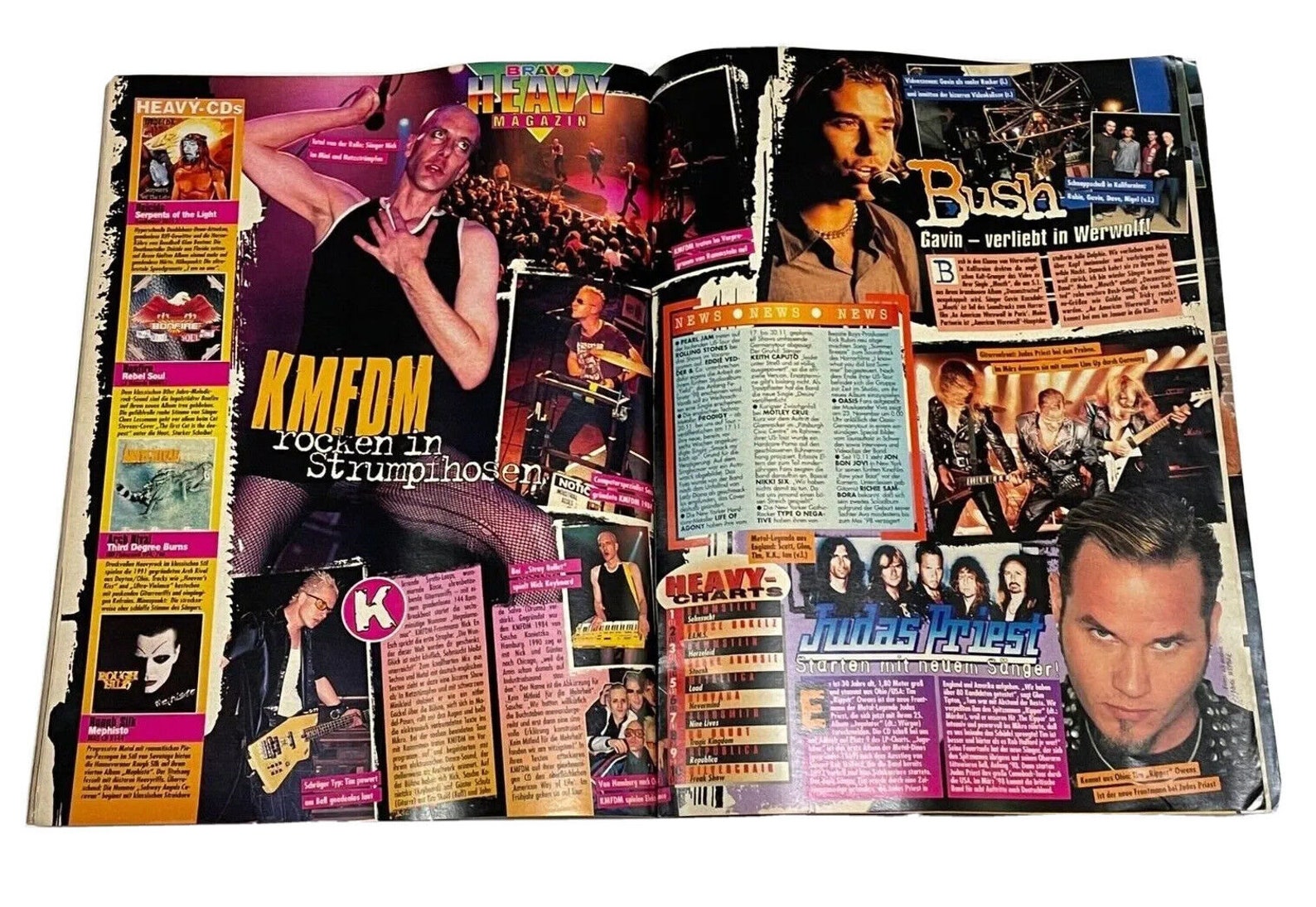 Vintage Bravo German Music Magazine NOVEMBER 1997,matthias Schloo ...