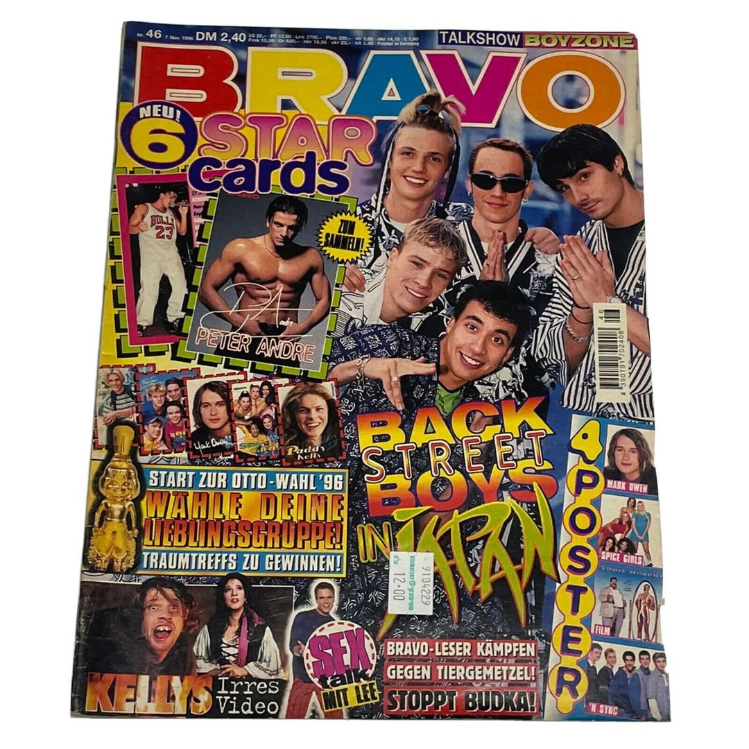Vintage Bravo German Music Magazine November 1996,toni Braxton,tony ...