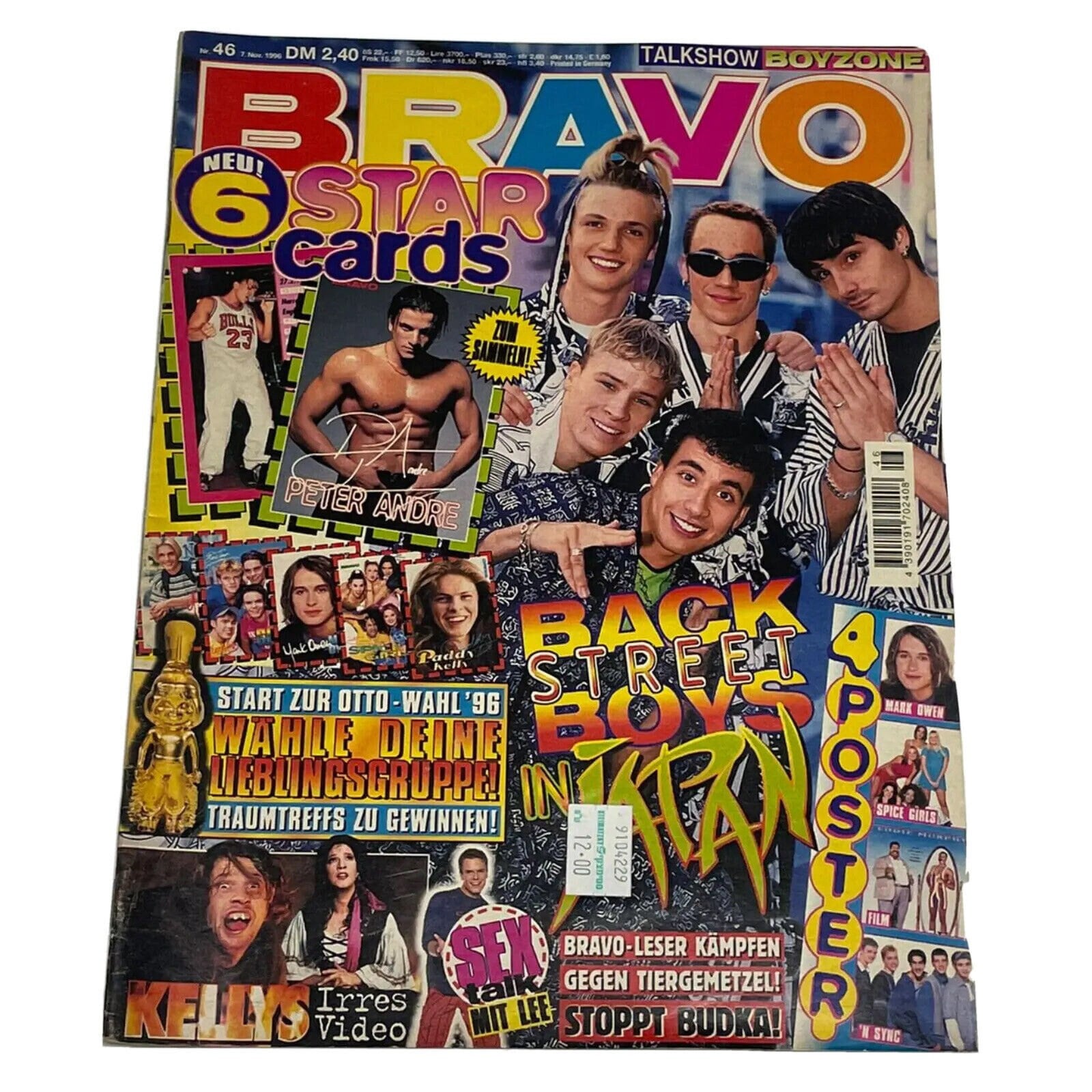 Vintage Bravo German Music Magazine November 1996toni - Etsy Australia