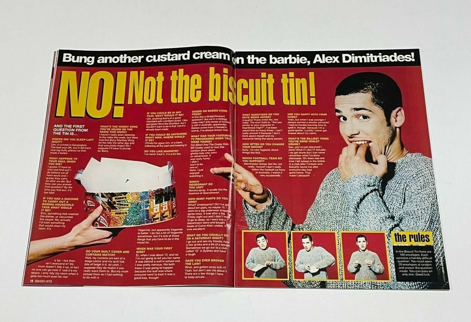 Vintage Rare Smash Hits UK Music Magazine, February 1995,bon Jovi ...