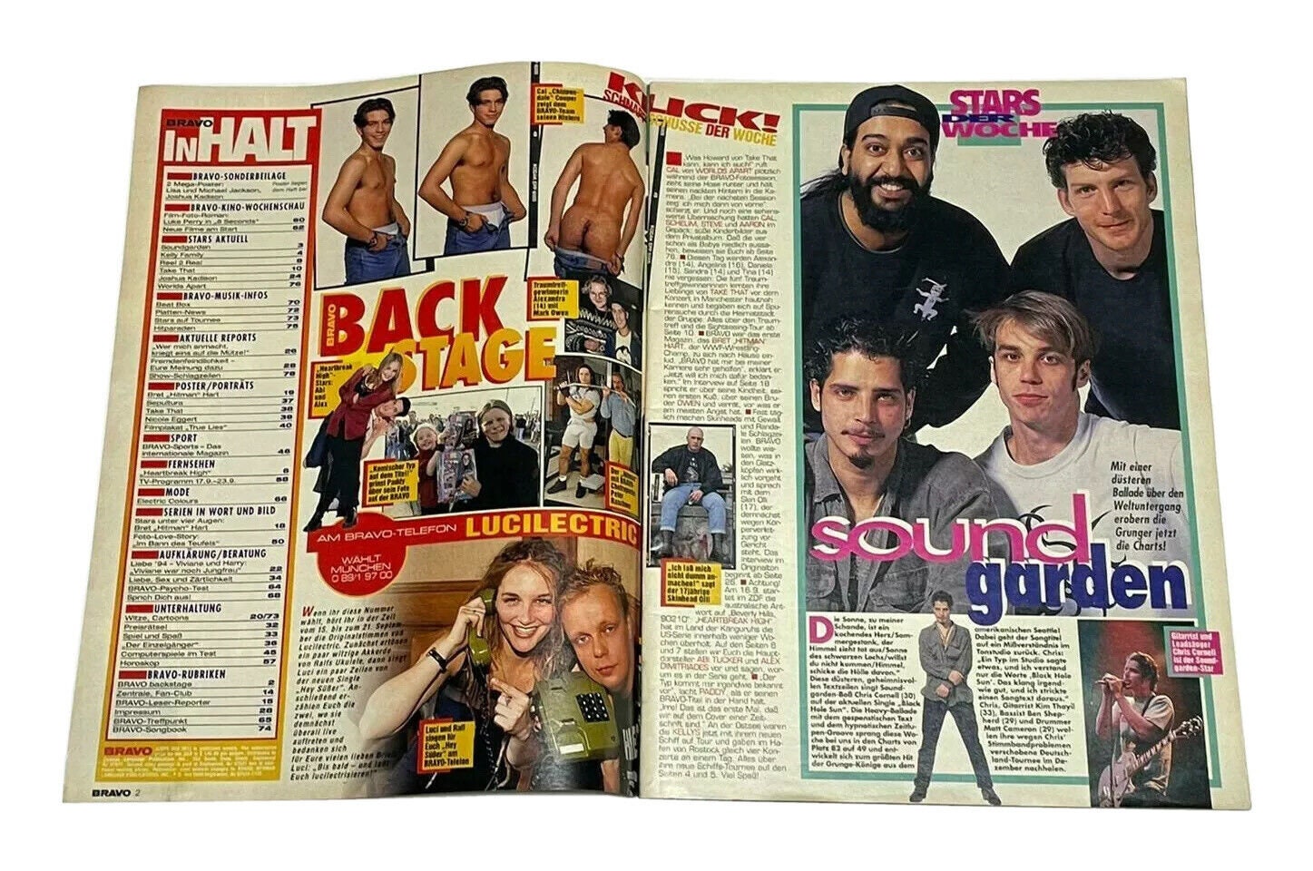 Vintage Bravo German Music Magazine September 1994,soundgarden,true ...