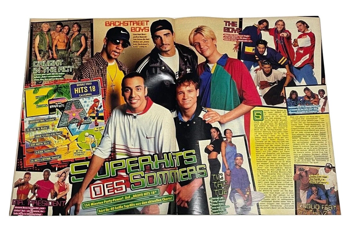 Vintage RARE Bravo German Music Magazine AUG 1997,will Smith,the Boyz ...