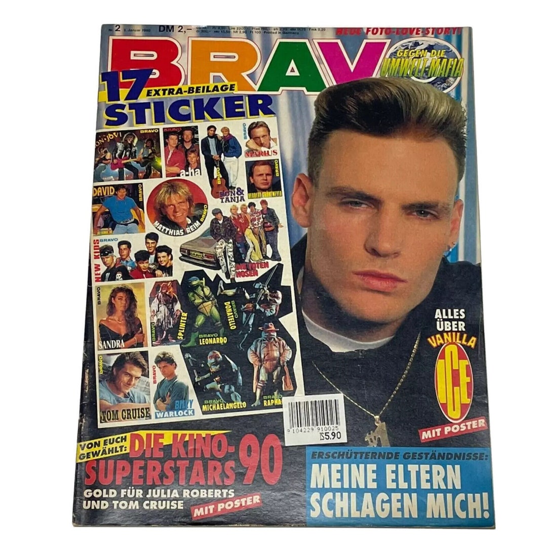 Vintage Bravo Musik Magazin,Januar 1990,LondonBeat,Torfrock,17 Sterne ...