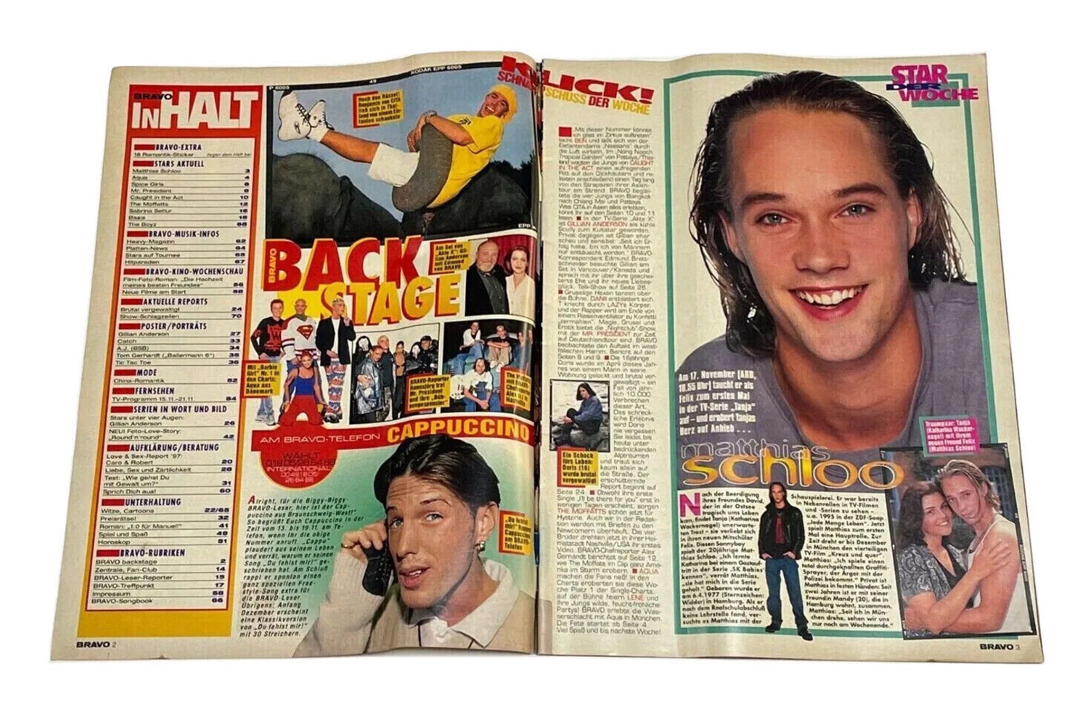 Vintage Bravo German Music Magazine NOVEMBER 1997,matthias Schloo ...