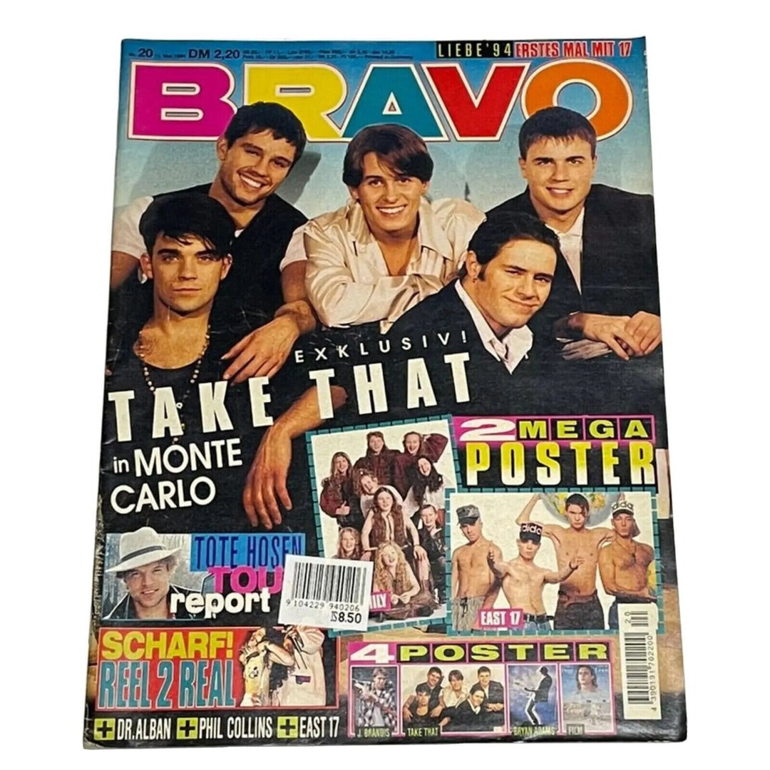 Vintage Bravo German Music Magazine MAY 1994,stephen Dorff, East 17 ...