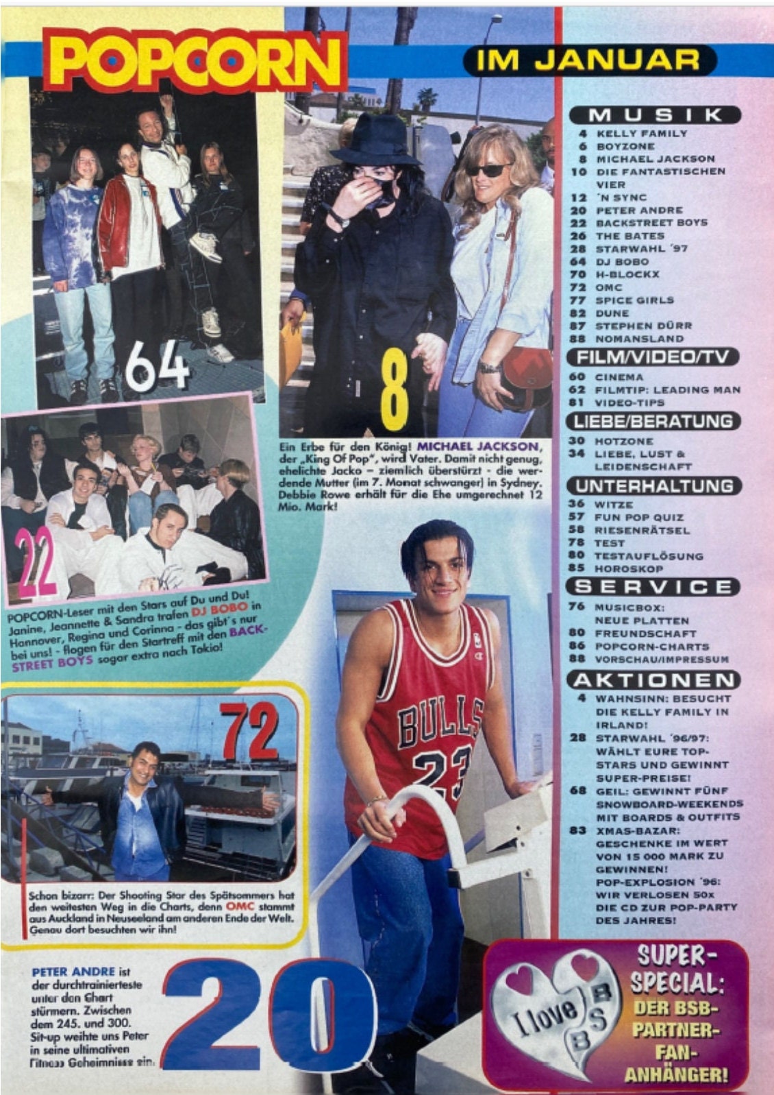 Vintage POPCORN Music Magazine January 1997 PDF Digital - Etsy