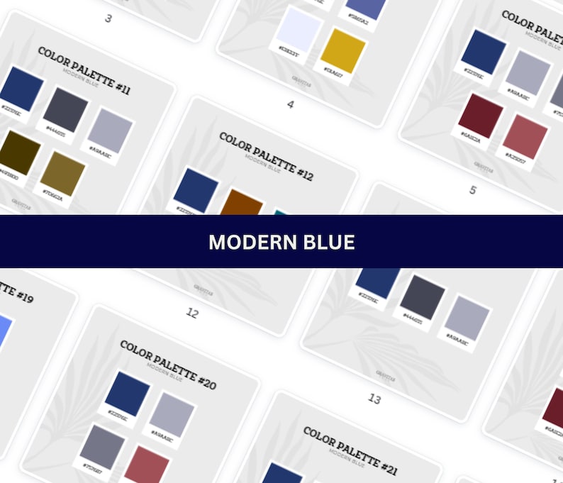 Elegant Color Palettes: Emerald, Modern Blue, Pastel Rose, Beige & More ...