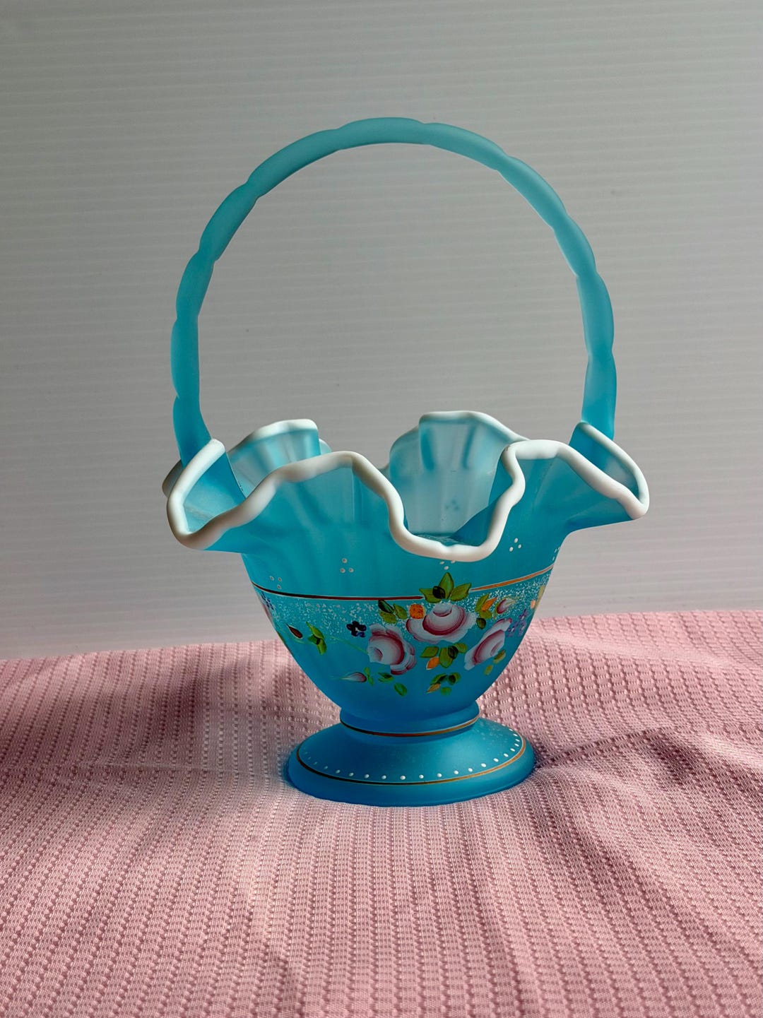 Fenton Charleton Collection Basket - Etsy