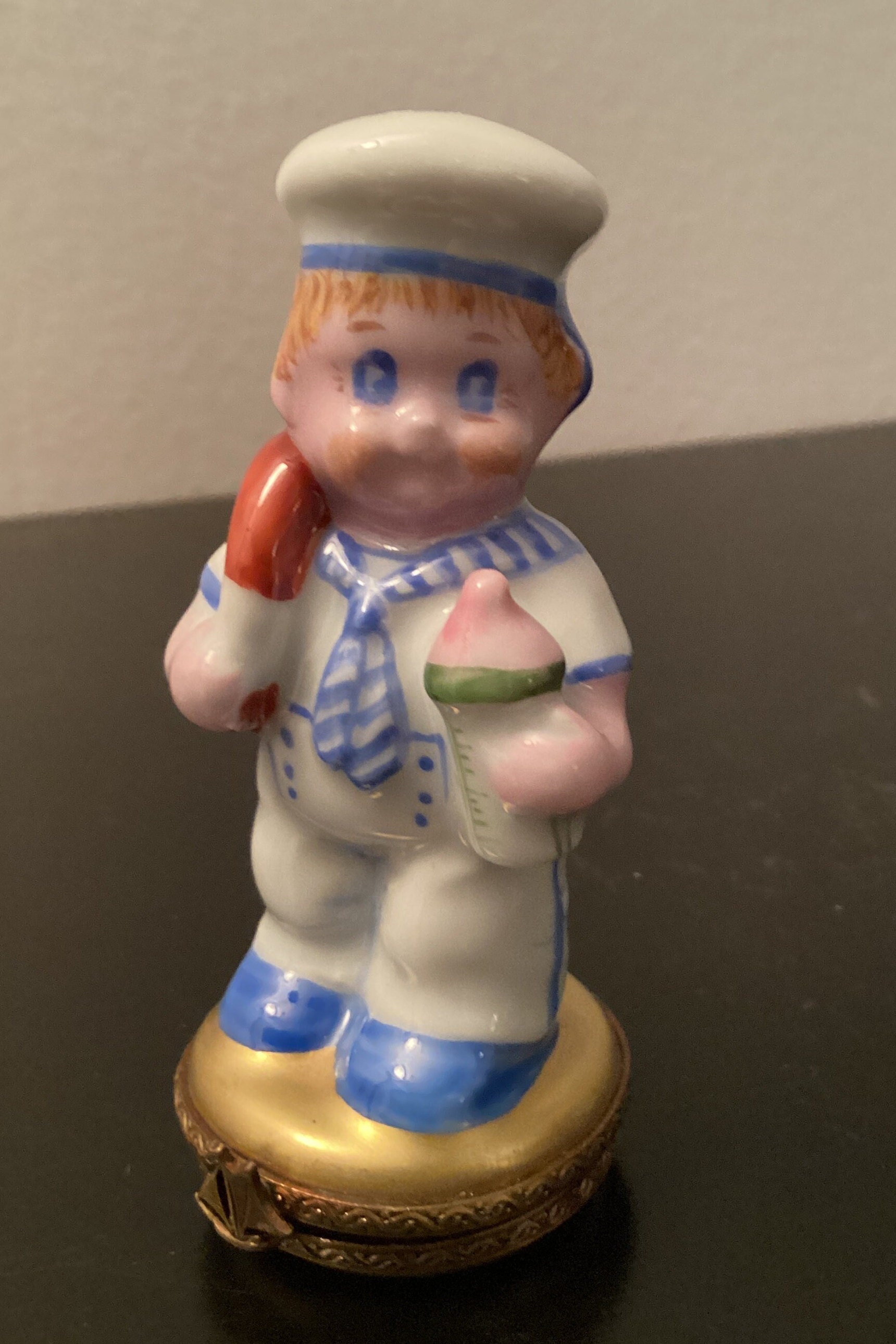 Rare Limoges Sailor Boy Trinket Box - Etsy