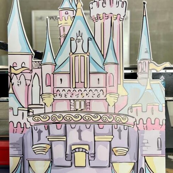 Cardboard Castle Cutout - Etsy