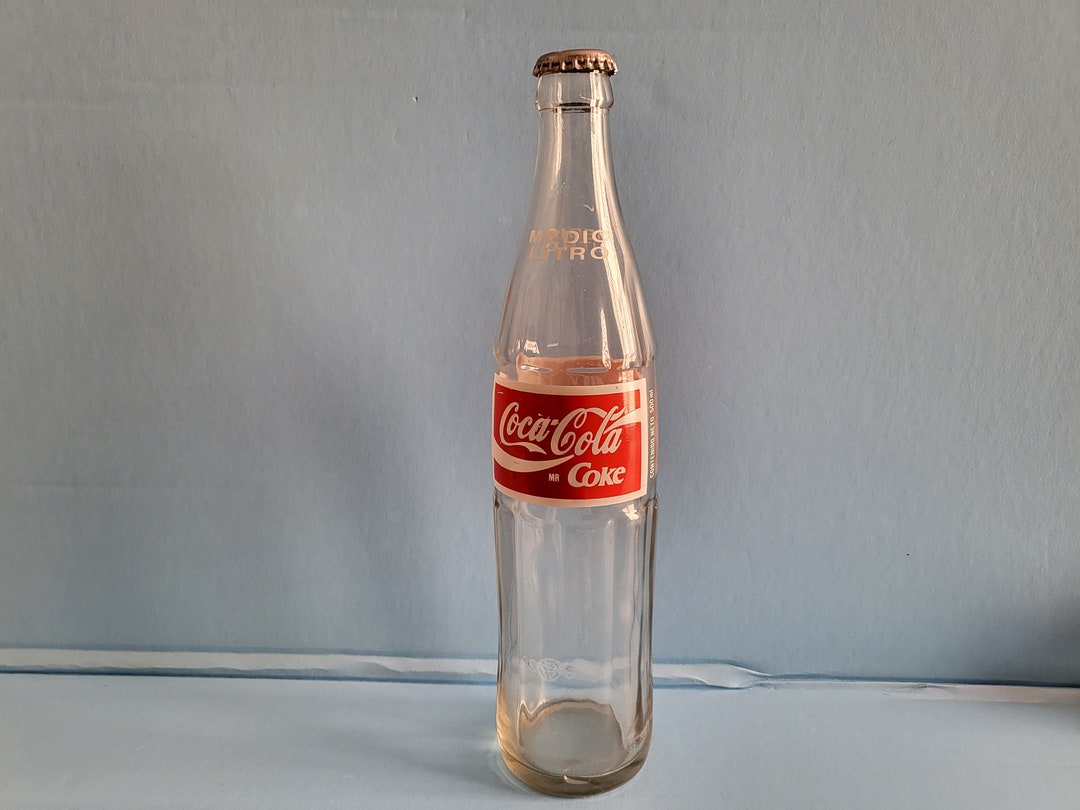 Coca Cola Mexico Clear Glass Bottle Media Litro half Liter 500ML Soda ...