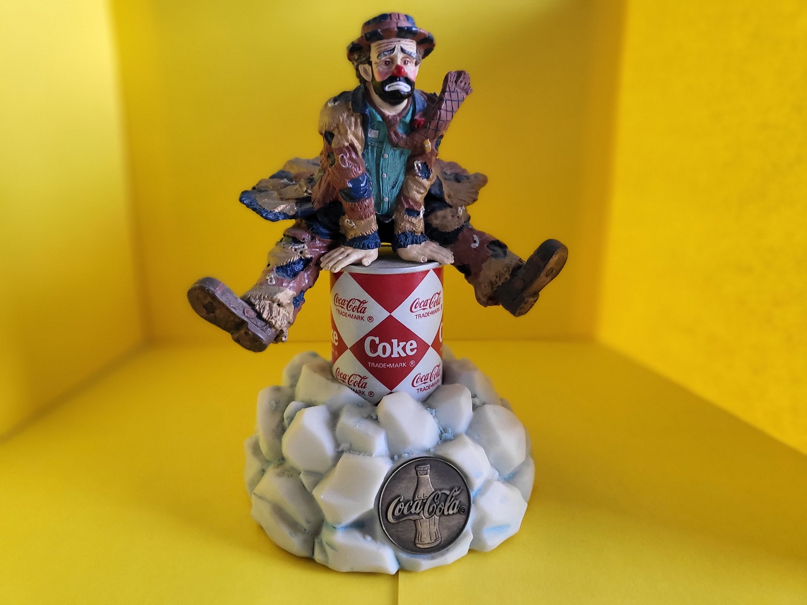 Vintaage Coca Cola and Emmett Kelly sip AND Zip 1994 Limited Edition - Etsy