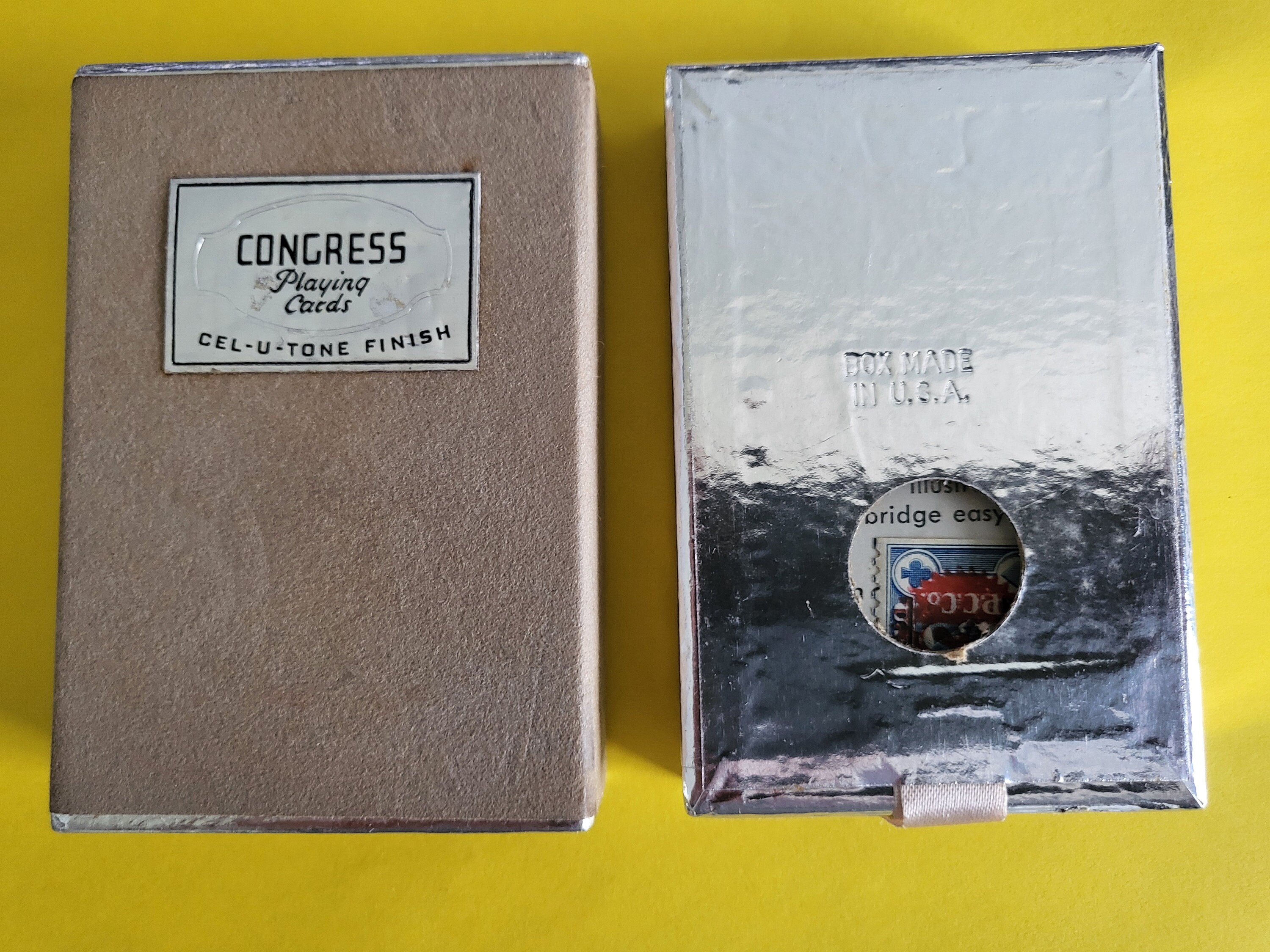 Playing Cards Congress Train Deck in Sliding Card Box - Etsy