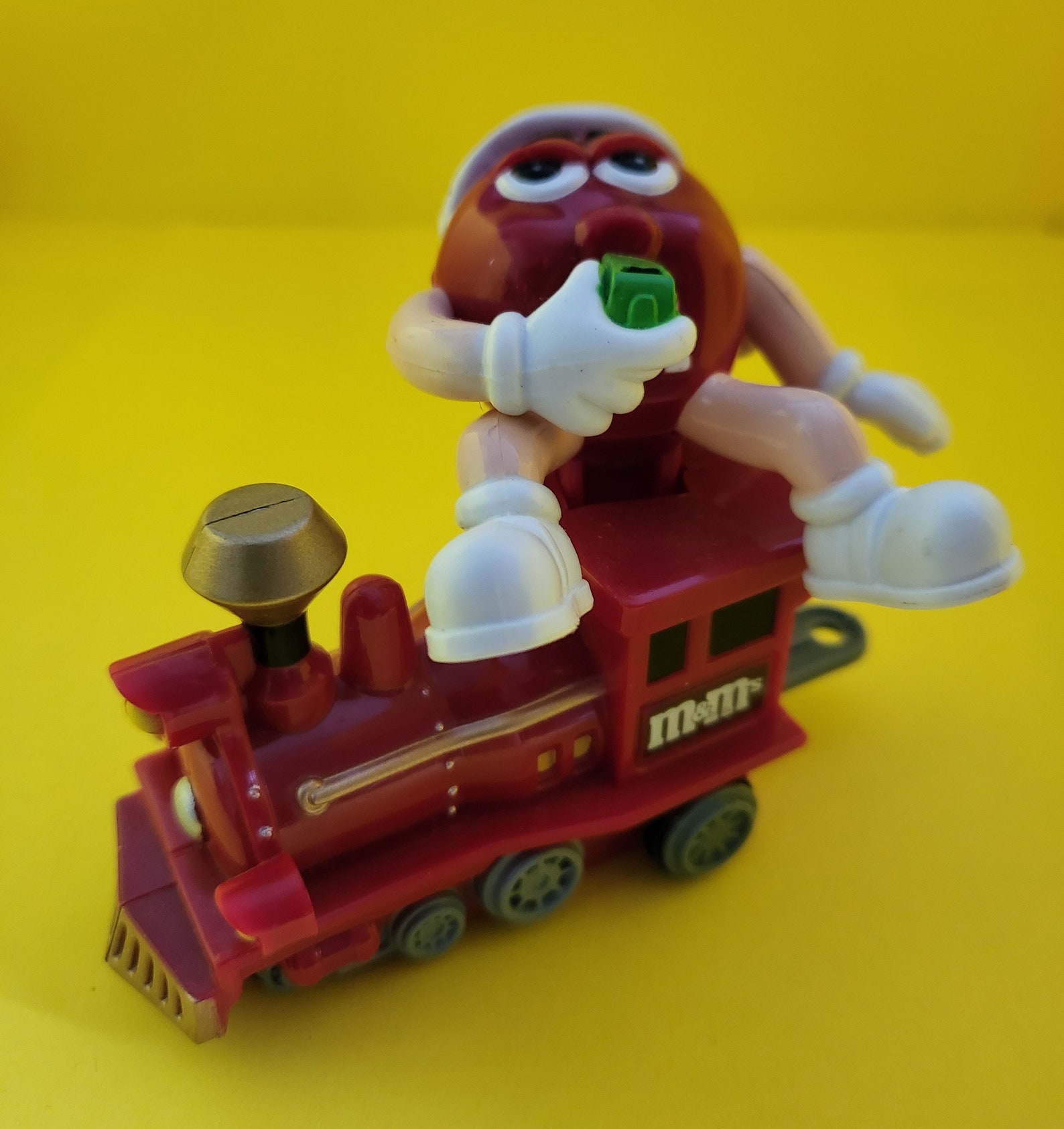 M and M Toy Train (2) Engines Locomotives Christmas Tree and Whistle ...