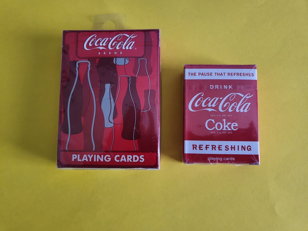 Coca Cola Playing Cards 2 Decks - Etsy