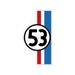 Herbie 53 Kiss-cut Stickers Transparent or White Print - Etsy