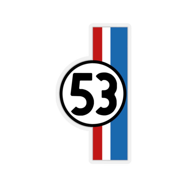 Herbie 53 Kiss-cut Stickers Transparent or White Print - Etsy