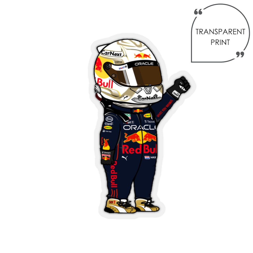 Max Verstappen Stickers 2x2 3x3 - Etsy