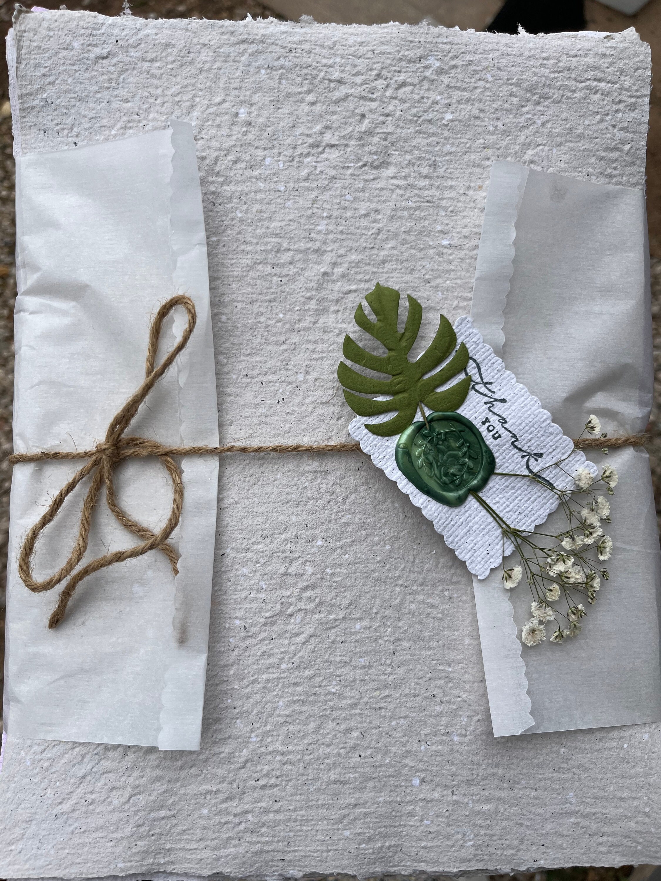 Handmade Recycled Paper (full Sheet/ Deckled Edge) - Etsy