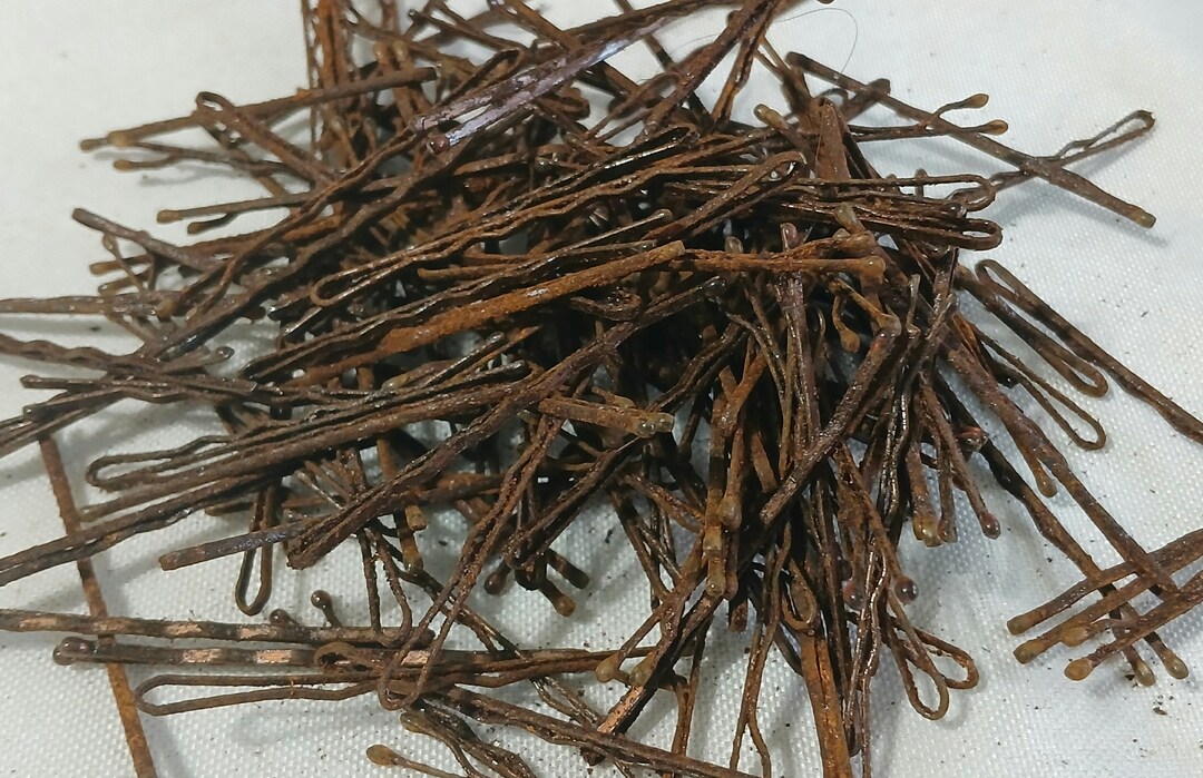 Rusted Hair Pins, Pack of 20, Great for Grungy Journals, and Hanging ...