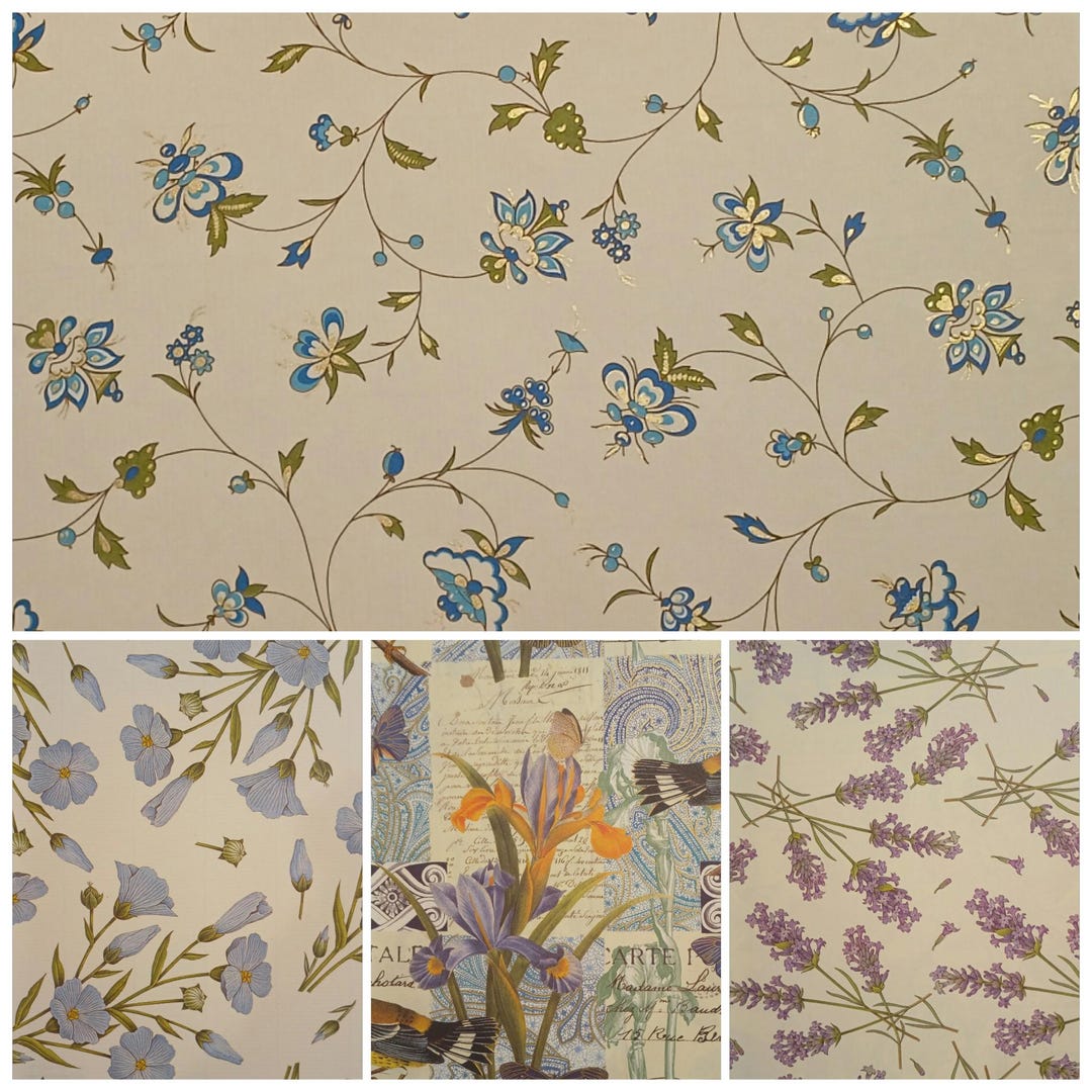 Variety Pack #11 of Italian Florentine Papers, 4 Patterns, 4 - 10 X 7 ...