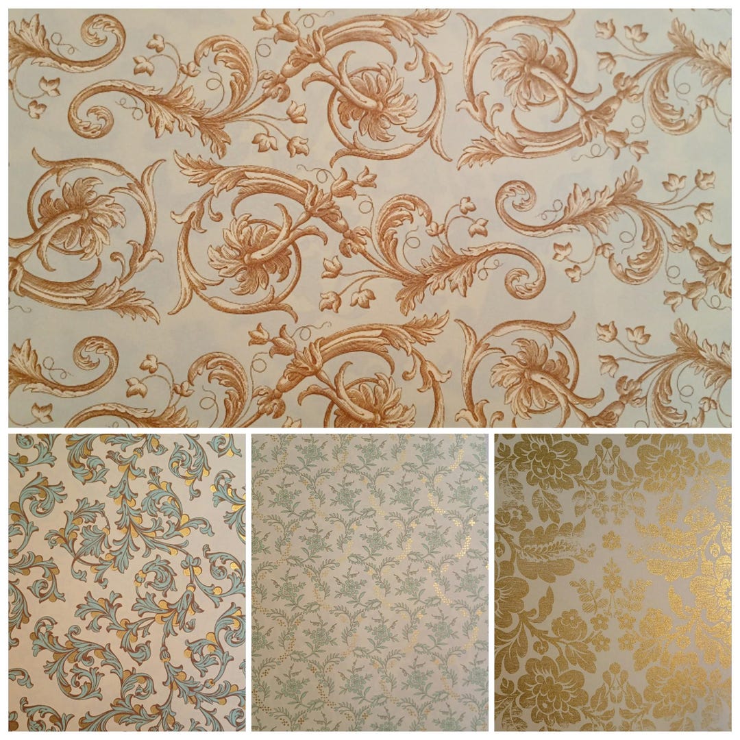 Variety Pack #5 of Italian Florentine Papers, 4 Patterns, 4 - 10 X 7 ...