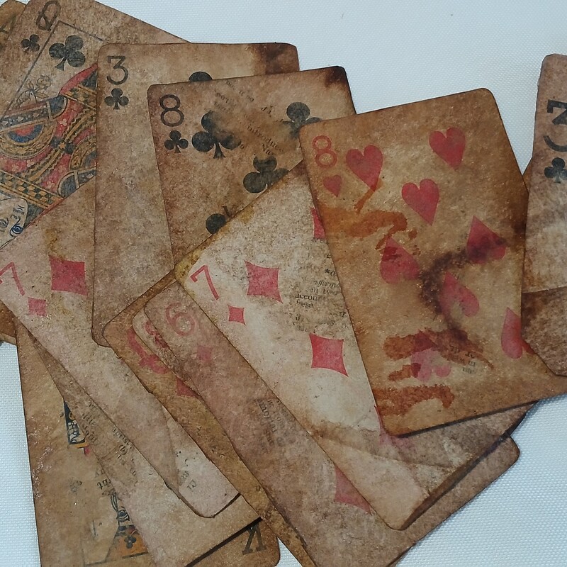 Altered Playing Card - Etsy