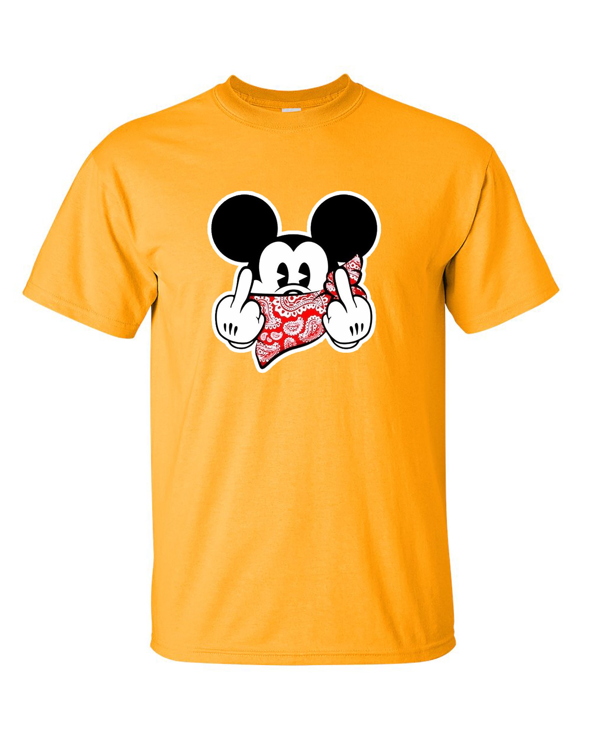 Badass Mickey-mickey Mouse Swag T-shirt - Etsy