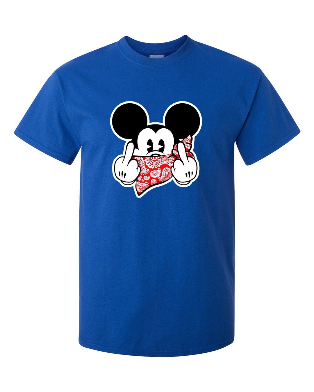 Badass Mickey-mickey Mouse Swag T-shirt - Etsy