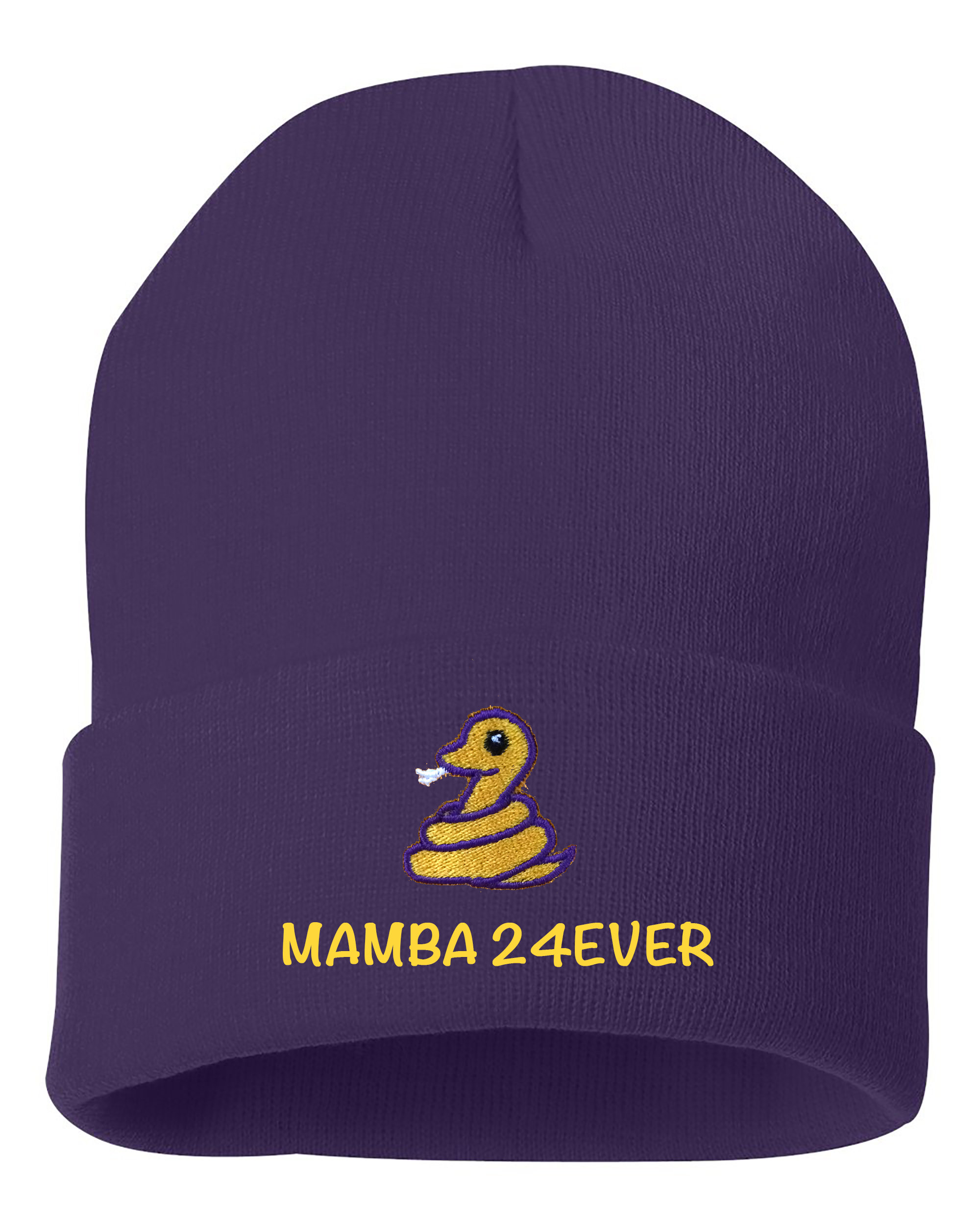 Black Mamba-24 Ever- Beanie Hat -ski Hat Special Edition Black, Gold ...