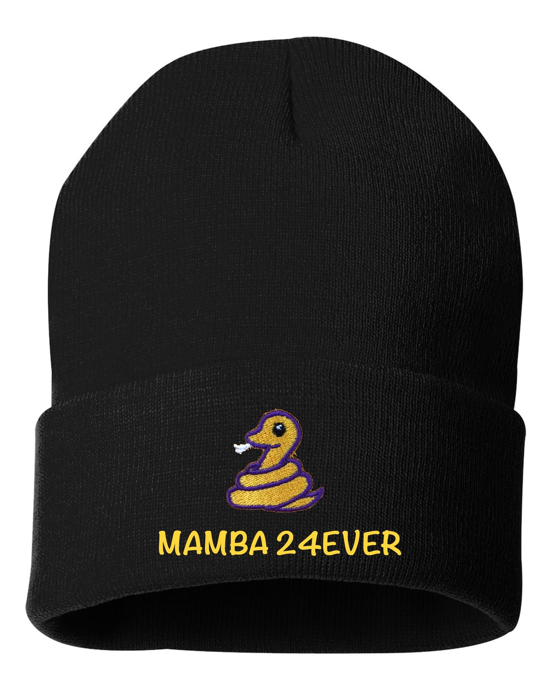 Black Mamba-24 Ever- Beanie Hat -ski Hat Special Edition Black, Gold ...