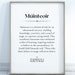 Muinteoir Definition Printable | Teacher Gift | Irish Teacher ...