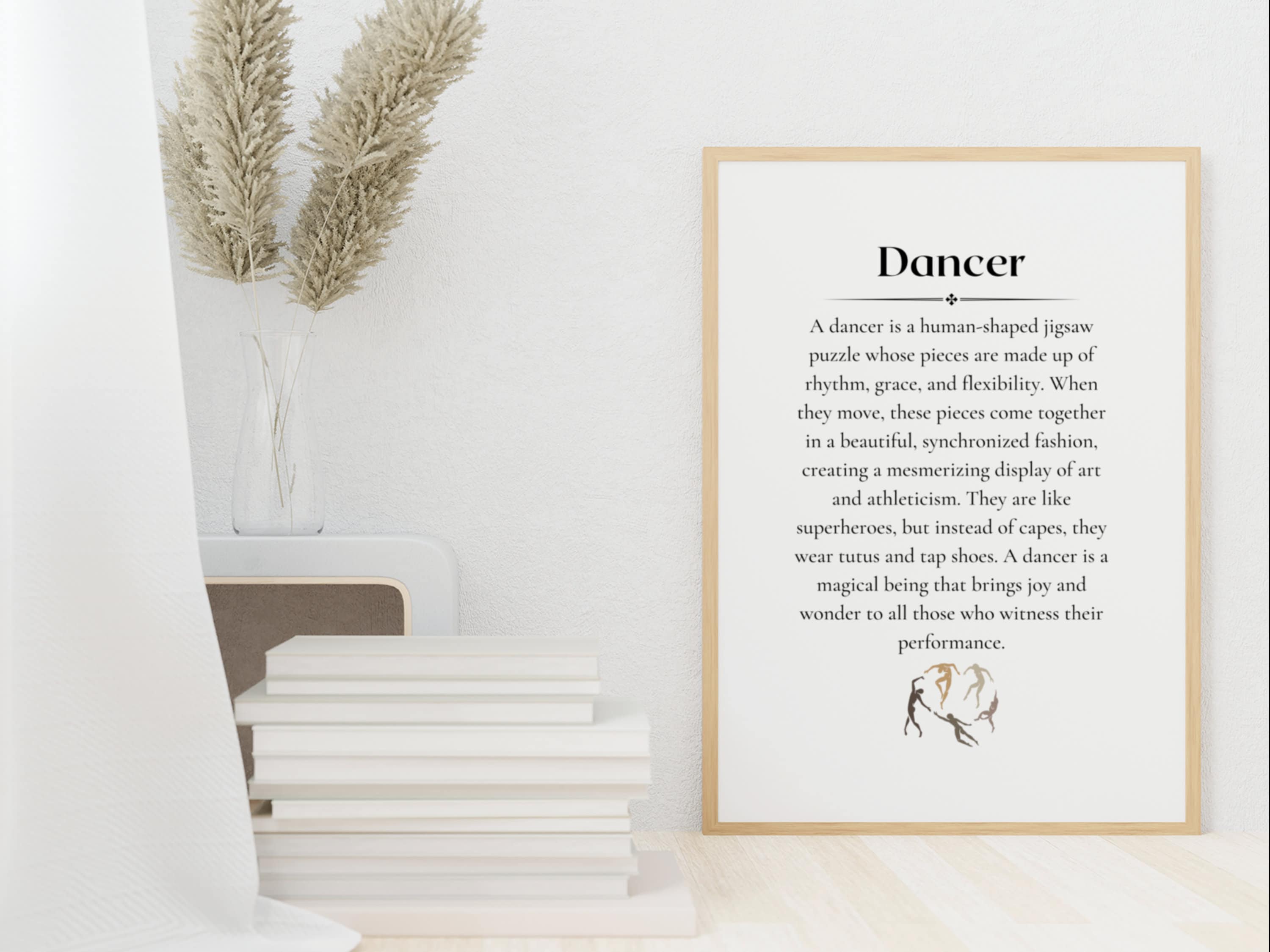 Dancer Definition Printable Dancer Gift Gift for a Dancer Dance Studio ...